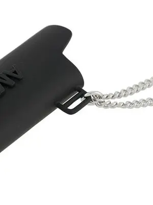 AMBUSH Logo Lighter Case Necklace - Black