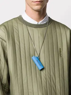 AMBUSH Lighter Pendant Necklace - Blue