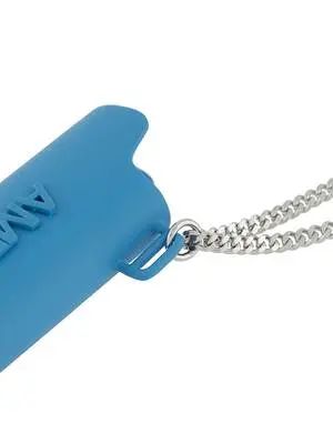 AMBUSH Lighter Pendant Necklace - Blue