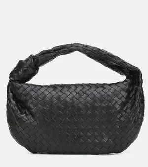 Bottega Veneta Jodie Intrecciato Leather Tote - Black