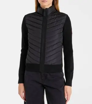 Canada Goose Hybridge® Down And Wool Jacket - Black