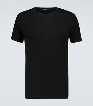 TOM FORD Cotton Crewneck T-shirt - Black