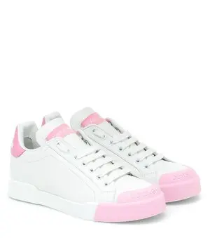Dolce & Gabbana Portofino Leather Sneakers