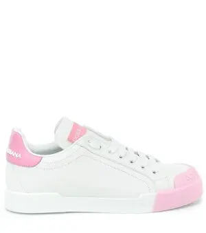 Dolce & Gabbana Portofino Leather Sneakers