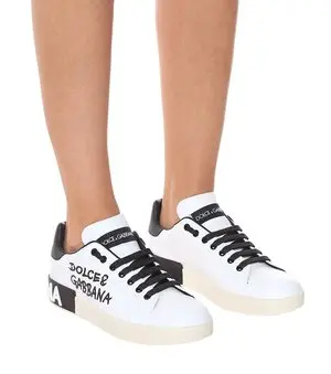 Dolce & Gabbana Portofino Leather Sneakers
