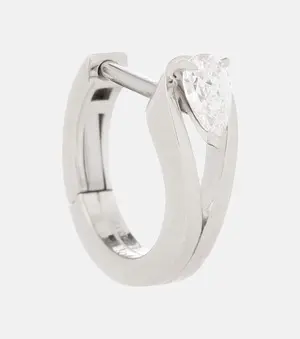 REPOSSI Serti Inversé Xs Single Earring - Silver