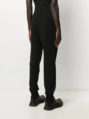 Paul Smith Drawstring Cotton Track Pants - Black
