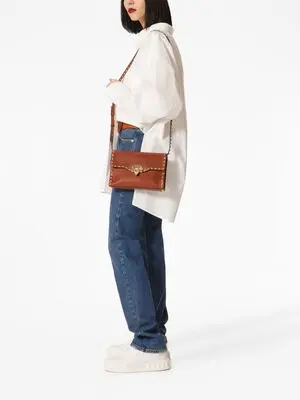 Valentino Garavani Rockstud Crossbody Bag - Brown