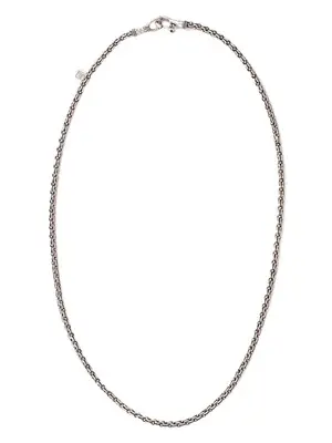 John Varvatos Sterling Cable Link Chain Necklace - Silver