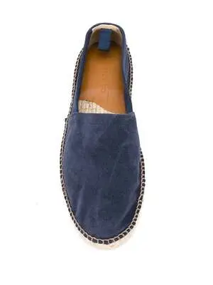 SCAROSSO Pablo Plain Espadrilles - Blue