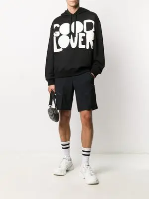 Valentino Garavani Lettering Print Hoodie