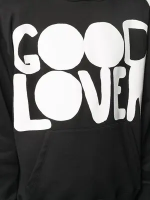 Valentino Garavani Lettering Print Hoodie