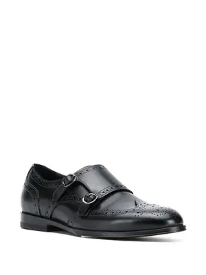 SCAROSSO Kate Monk Shoes - Black