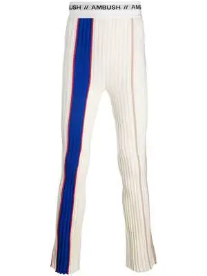 AMBUSH Logo Band Ribbed Trousers
