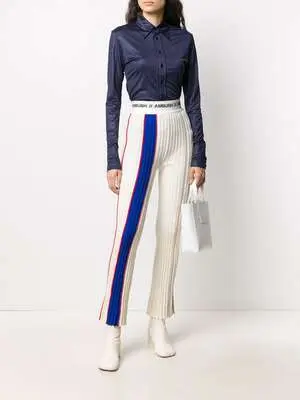 AMBUSH Logo Band Ribbed Trousers