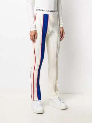 AMBUSH Logo Band Ribbed Trousers