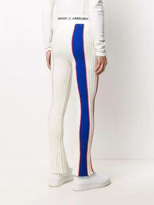 AMBUSH Logo Band Ribbed Trousers