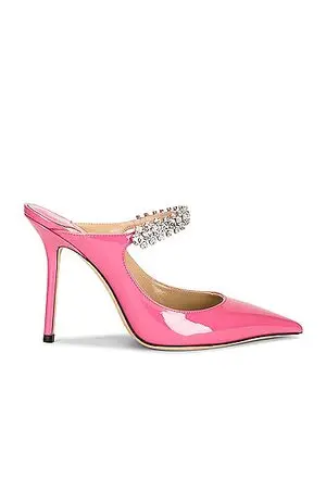 JIMMY CHOO Bing 100 Mules Candy Pink