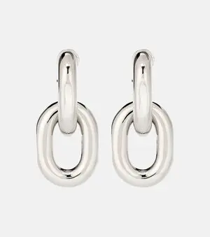 Rabanne Chain Link Earrings - Silver