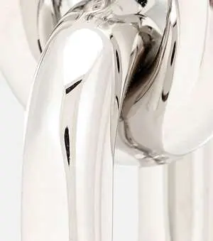 Rabanne Chain Link Earrings - Silver