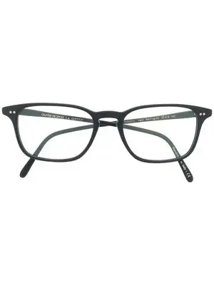 Oliver Spencer Square Frame Glasses - Black