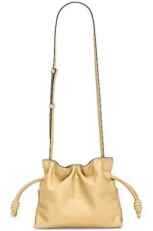 Loewe Loewe Flamenco Clutch Mini Bag In Chocolate Dark Butter