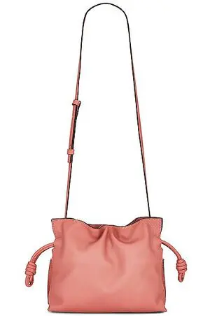 Loewe Loewe Flamenco Clutch Mini Bag In Chocolate Peach Bloom