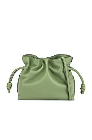 Loewe Loewe Flamenco Clutch Mini Bag In Chocolate Rosemary