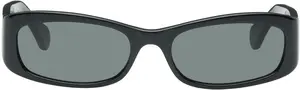 PORT TANGER Port Tanger Black Leila Sunglasses - Black Acetate / Blac