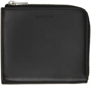JIL SANDER Jil Sander Black Zip Credit Card Holder - Complete Price