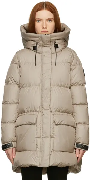 Mackage Mackage Taupe Down Maisie Coat - Champagne