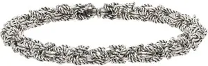 UGO CACCIATORI Ugo Cacciatori Silver Byzantine Bracelet - Silver