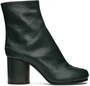 MAISON MARGIELA Maison Margiela Off-White Calfskin Tabi Boots - H9410 Pixie