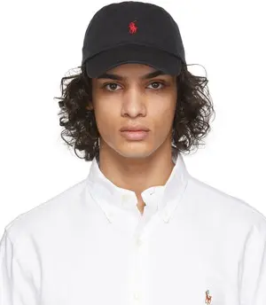 Ralph Lauren Polo Ralph Lauren Black Chino Ball Cap Rl Black