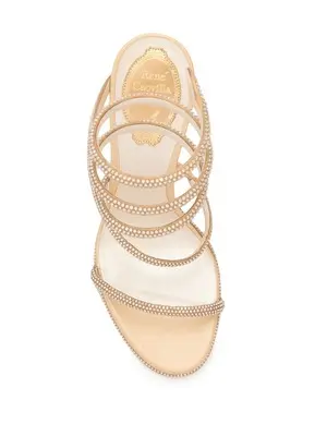 Rene Caovilla Cleo High-heel Sandals - Gold