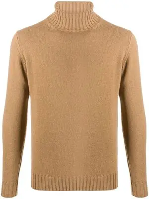 DELL'OGLIO Long Sleeve Chunky Knit Jumper