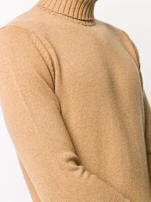 DELL'OGLIO Long Sleeve Chunky Knit Jumper
