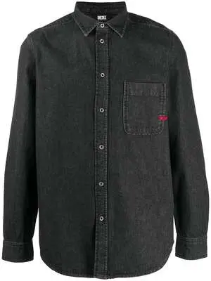 DIESEL® Logo Denim Shirt