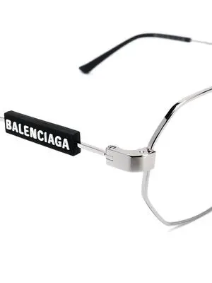Balenciaga Logo Pilot Glasses