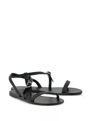 ANCIENT GREEK SANDALS Niove Flat Sandals - Black