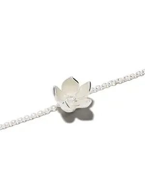 SHAUN LEANE Cherry Blossom Diamond Flower Pendant Necklace