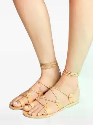 ANCIENT GREEK SANDALS Alcyone Flat Sandals - Neutrals