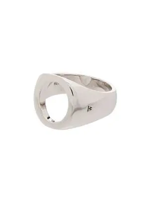 Tom Wood Sterling Oval Open Ring - Silver