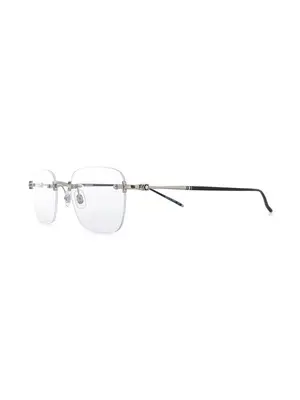 Montblanc Squared Rimless Eyeglasses