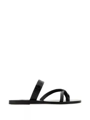 ANCIENT GREEK SANDALS Daphnae Sandals - Black