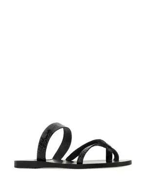 ANCIENT GREEK SANDALS Daphnae Sandals - Black