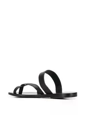 ANCIENT GREEK SANDALS Daphnae Sandals - Black