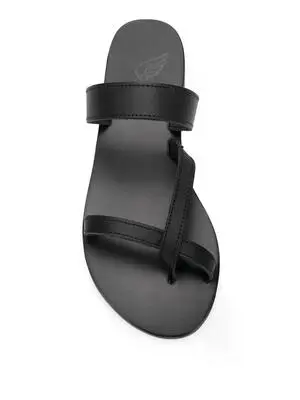 ANCIENT GREEK SANDALS Daphnae Sandals - Black