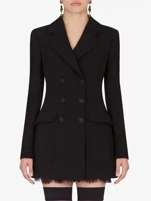 Dolce & Gabbana Longline Double-breasted Blazer