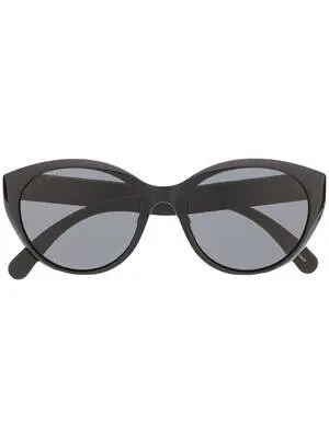 Gucci Chevron-detail Sunglasses - Black